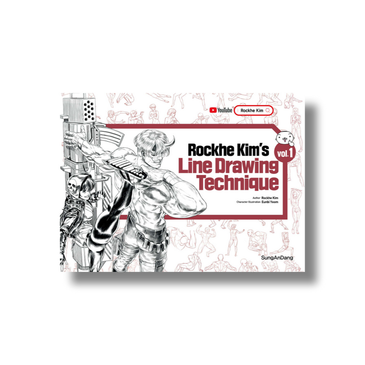 Rockhe Kim’s Line Drawing Technique vol. 1 (English Ver.) – K-ZONE STUDIO